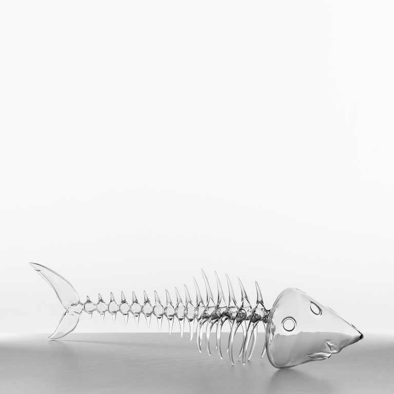 Hand Blown Glass Delicious Fish Sculpture at 1stDibs