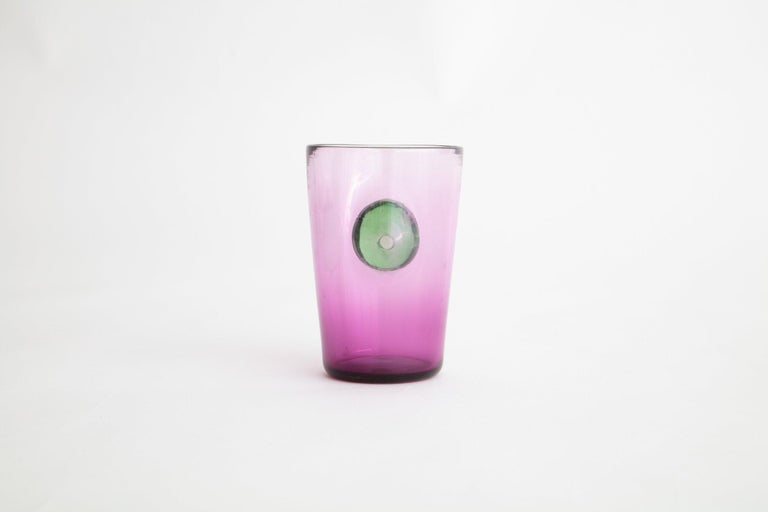 Handblown Glass Sunrise Sunset Cup 1 For Sale at 1stDibs