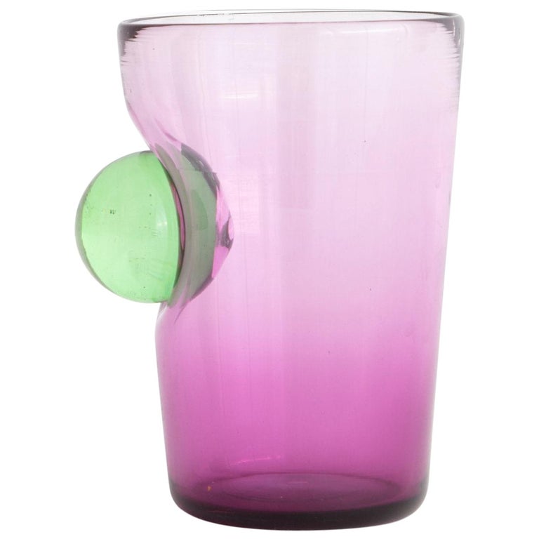 Handblown Glass Sunrise Sunset Cup 1 For Sale at 1stDibs