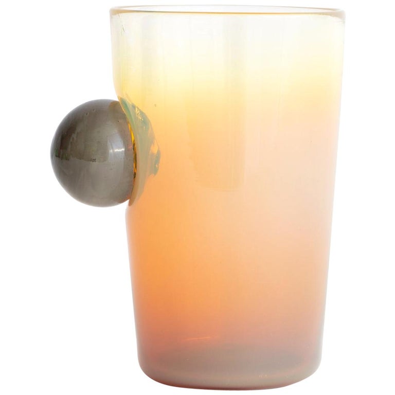 Hand Blown Glass Sunrise Sunset Cup 3 For Sale at 1stDibs