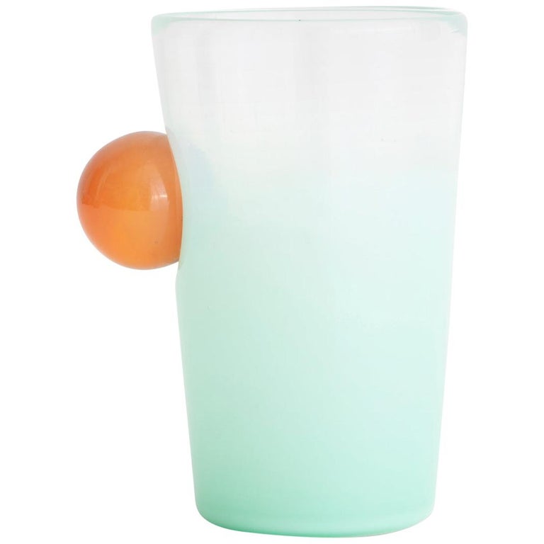 Handblown Glass Sunrise Sunset Cup 6 For Sale at 1stDibs