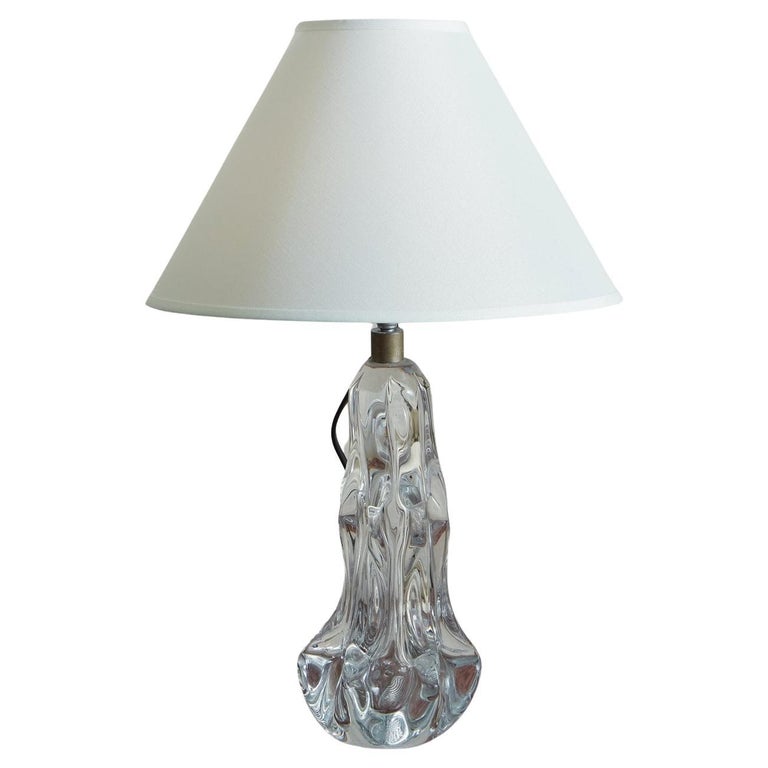 Hand Blown Glass Table Lamp, Italy 20th Century For Sale at 1stDibs