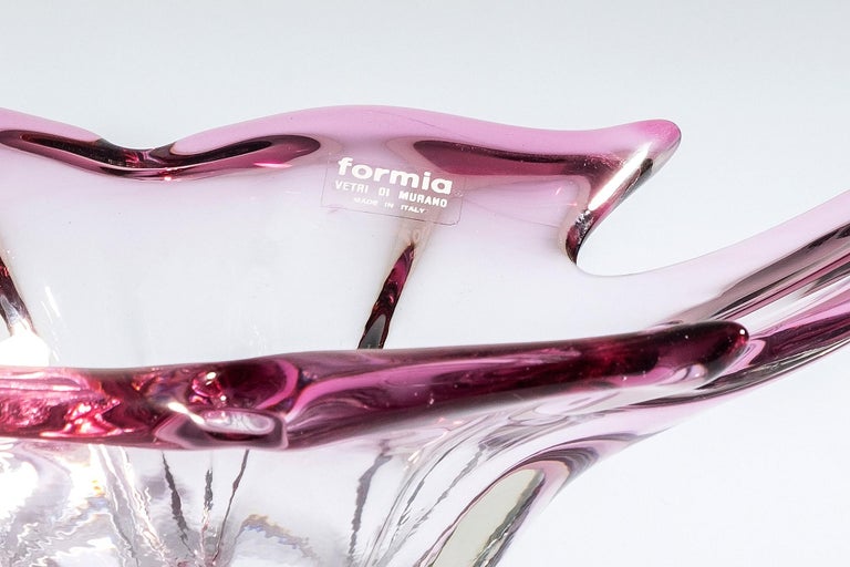 Hand Blown Murano Glass Centrepiece from Formia Vetri, Italy, 1960's ...