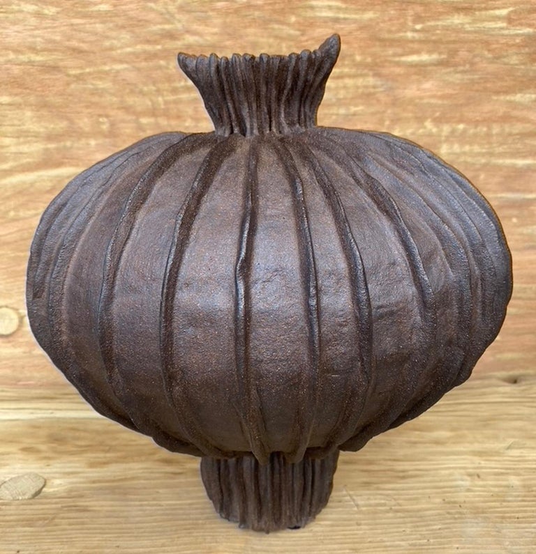 Hand Built Ceramic Vase at 1stDibs