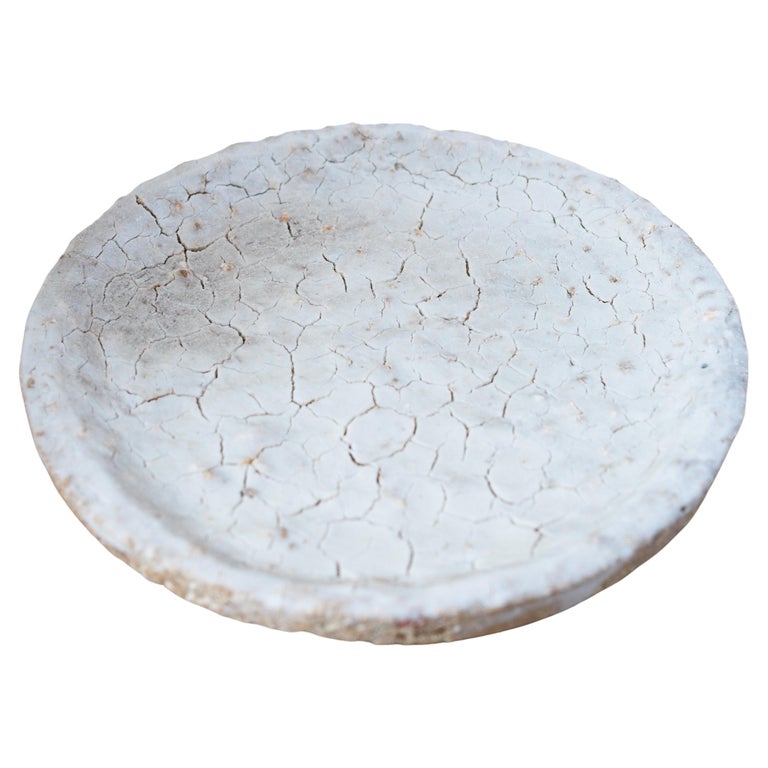 Hand built earth platter, from Shigaraki series For Sale at 1stDibs