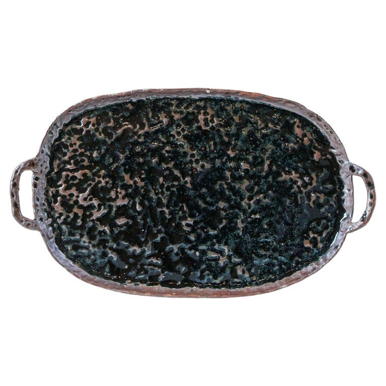 Hand built tray with tiny handles, from Shigaraki series For Sale at ...