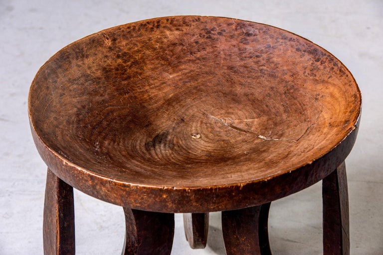 Hand Carved African Hardwood Tribal Stool/Table at 1stDibs | tribal ...