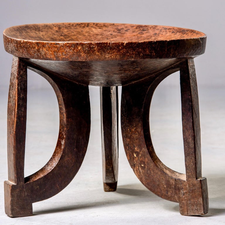 Hand Carved African Hardwood Tribal Stool/Table at 1stDibs | tribal ...