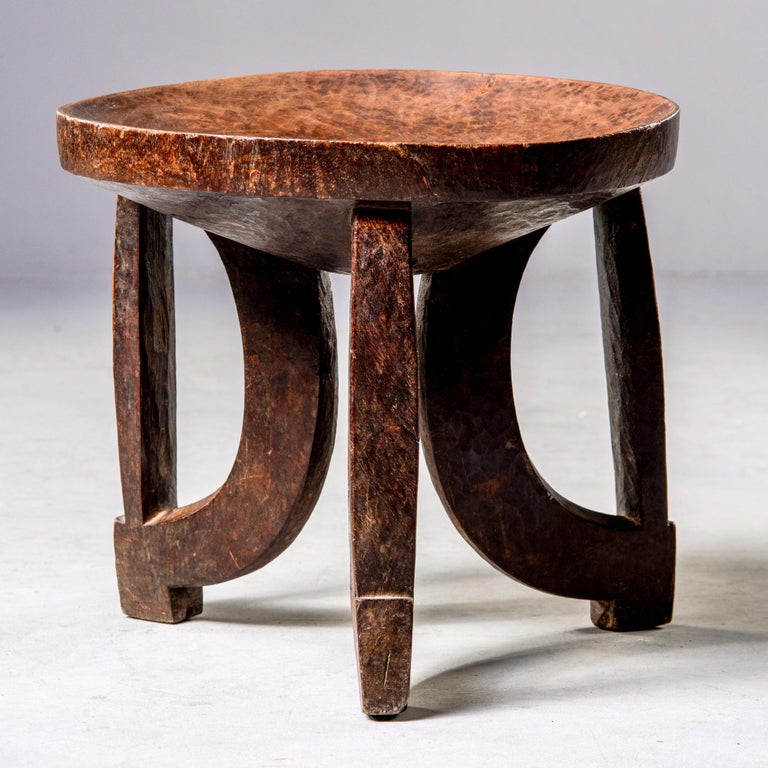 Hand Carved African Hardwood Tribal Stool/Table at 1stDibs | tribal ...