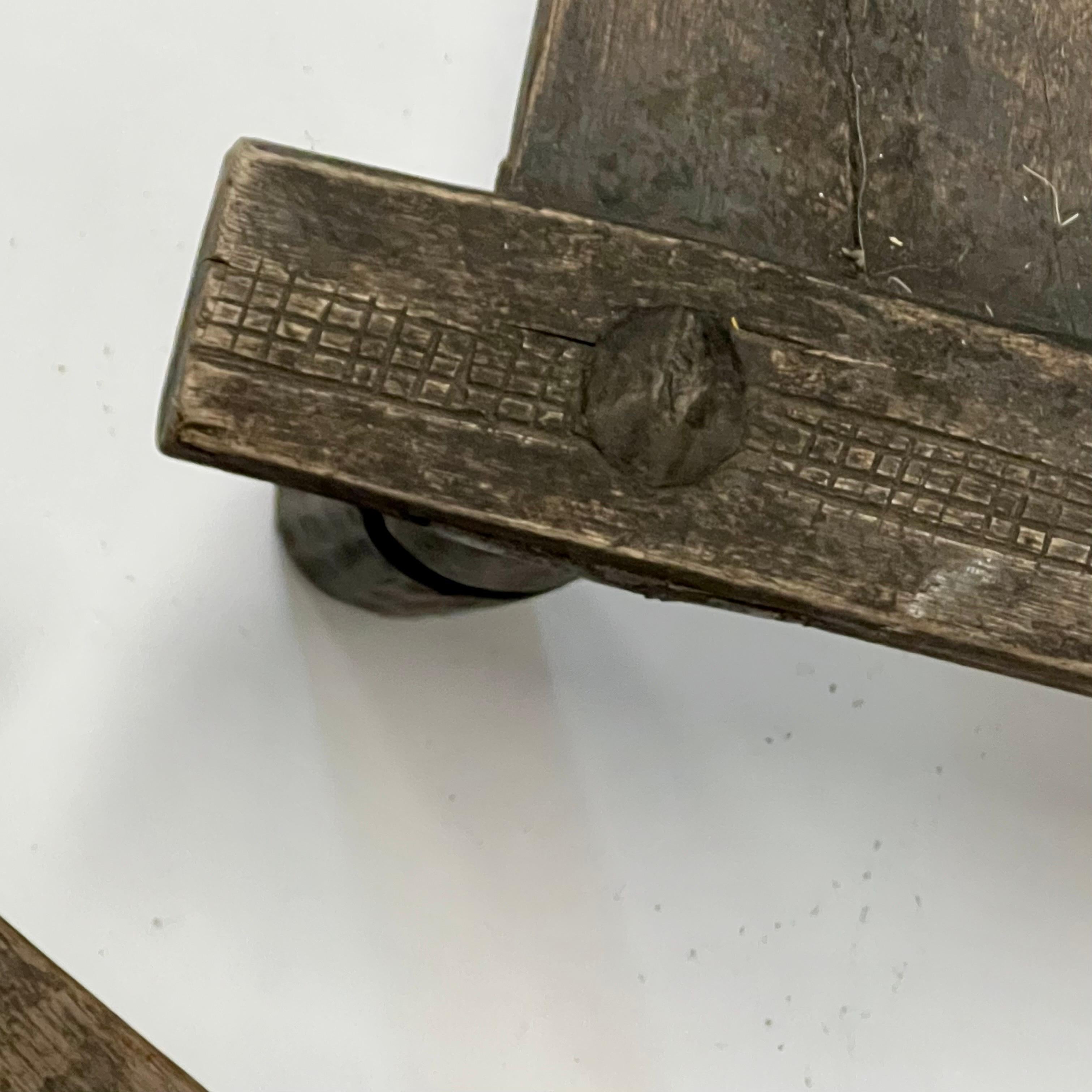 Hand Carved African Low Chairs 19th Century Ivory Coast For Sale at 1stDibs