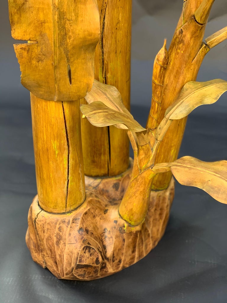 Hand Carved Banana Tree at 1stDibs