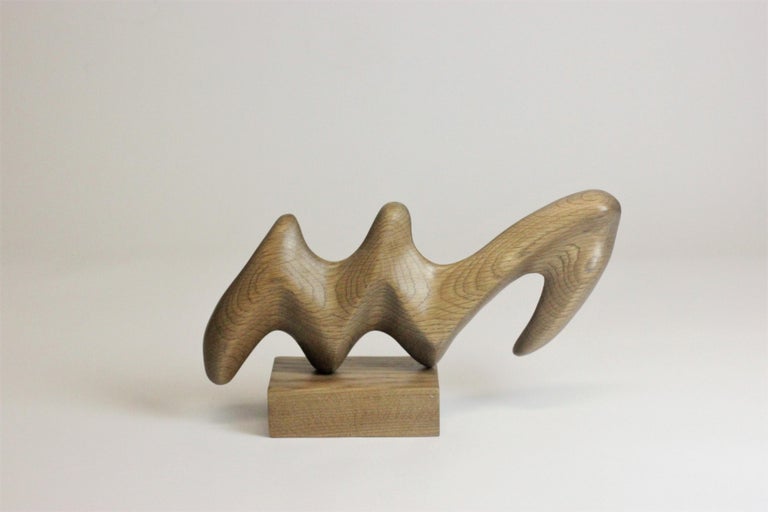 Hand Carved Biomorphic Wooden Sculpture i For Sale at 1stDibs