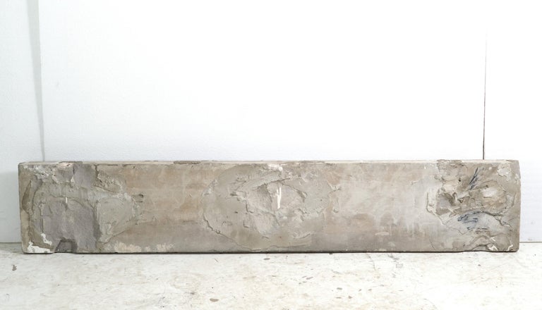 Hand Carved Building Stone Frieze Ribbon and Floral Swags For Sale at ...