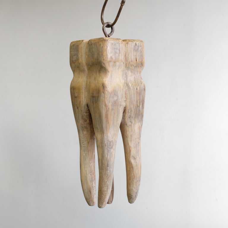 Hand Carved Dentist''s Trade Sign, Wooden Tooth, American Folk Art ...