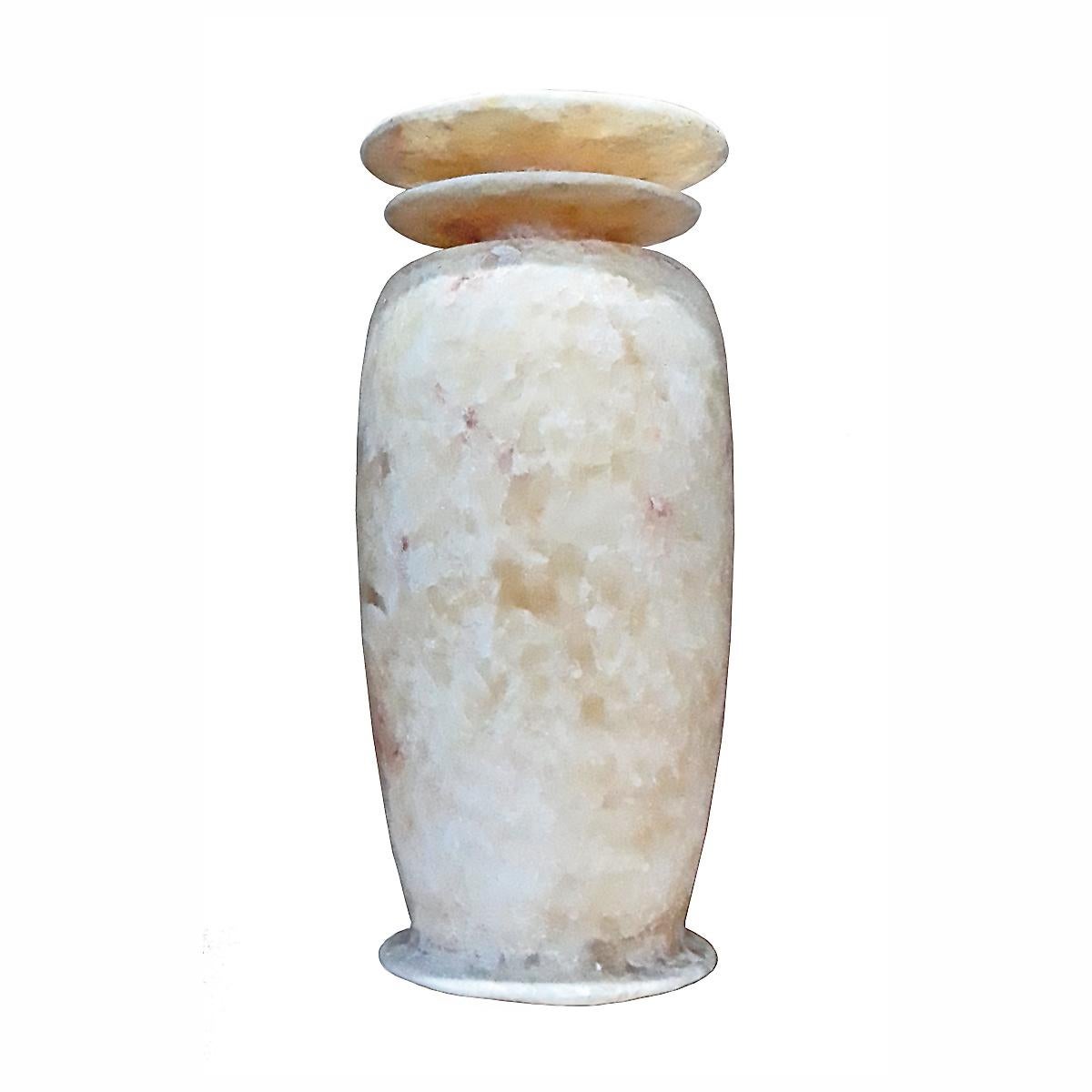 Hand-Carved Egyptian Alabaster Vase at 1stDibs | alabaster vase price ...