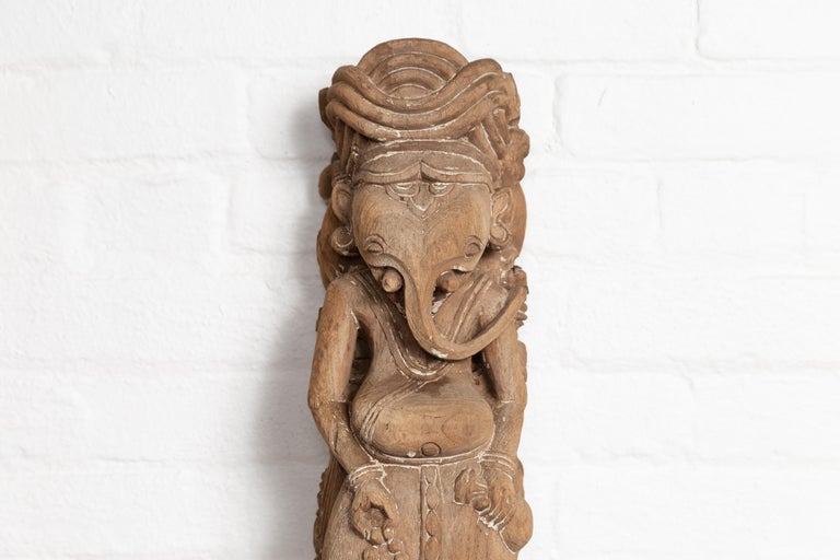 Hand Carved Indian Temple Carving from Gujarat Depicting the Hindu ...