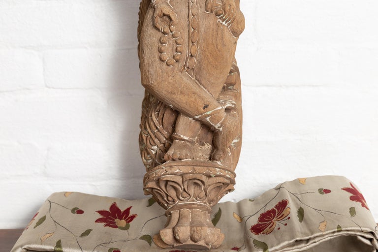 Hand Carved Indian Temple Carving from Gujarat Depicting the Hindu ...