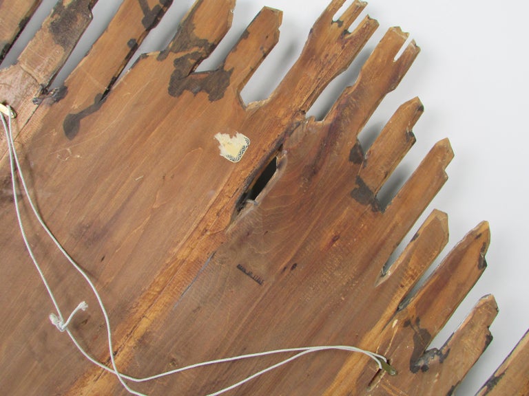 Hand Carved Italian Wall Sculpture Depicting Medieval Turrets Towers ...