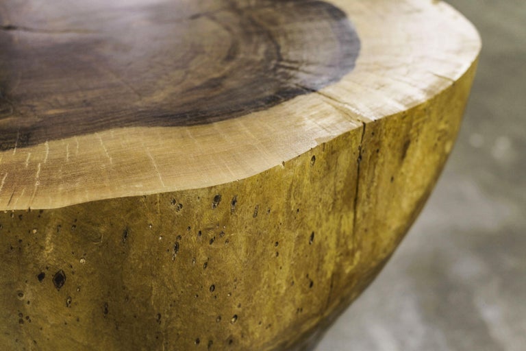 Hand Carved Live Edge Solid Wood Trunk Table ƒ10 by Costantini, in ...