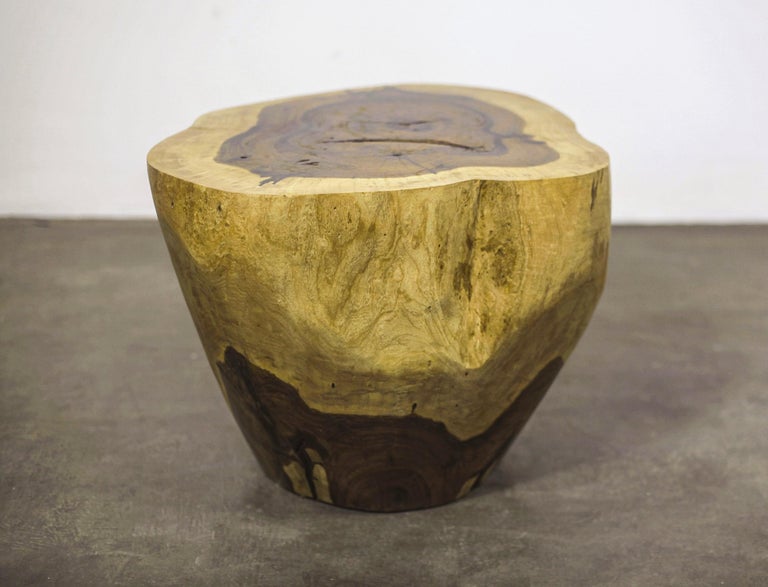 Hand Carved Live Edge Solid Wood Trunk Table ƒ2 by Costantini ...