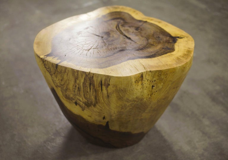 Hand Carved Live Edge Solid Wood Trunk Table ƒ2 by Costantini ...