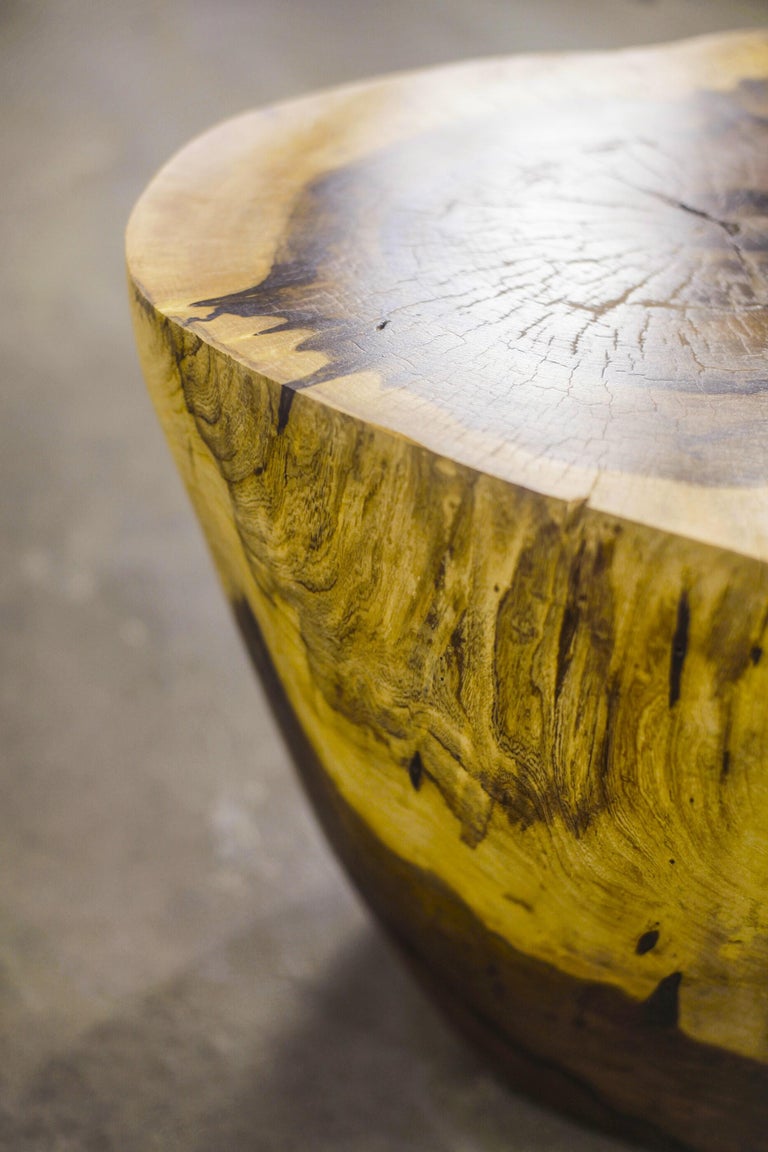 Hand Carved Live Edge Solid Wood Trunk Table ƒ2 by Costantini ...