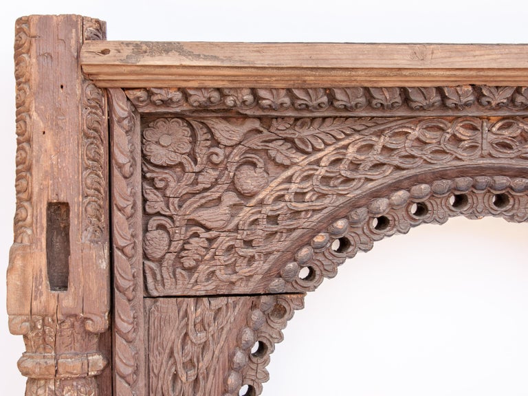 Hand Carved Newar Window Frame Late 19th Century, Kathmandu Valley ...