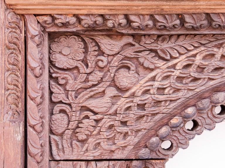 Hand Carved Newar Window Frame Late 19th Century, Kathmandu Valley ...