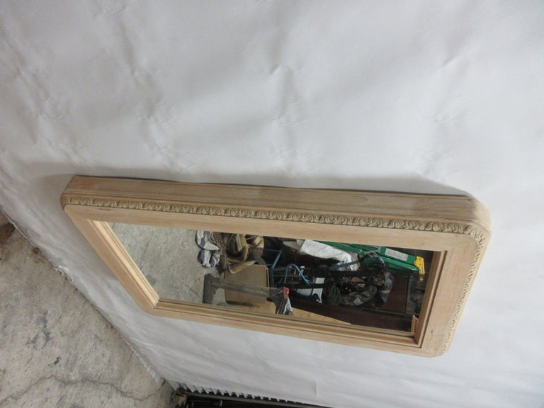 Hand Carved Rectangular Mirror For Sale at 1stDibs