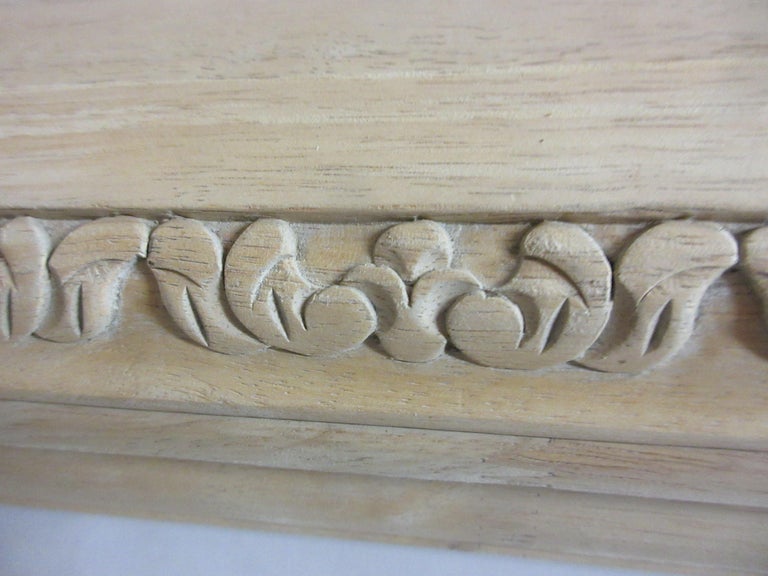 Hand Carved Rectangular Mirror For Sale at 1stDibs