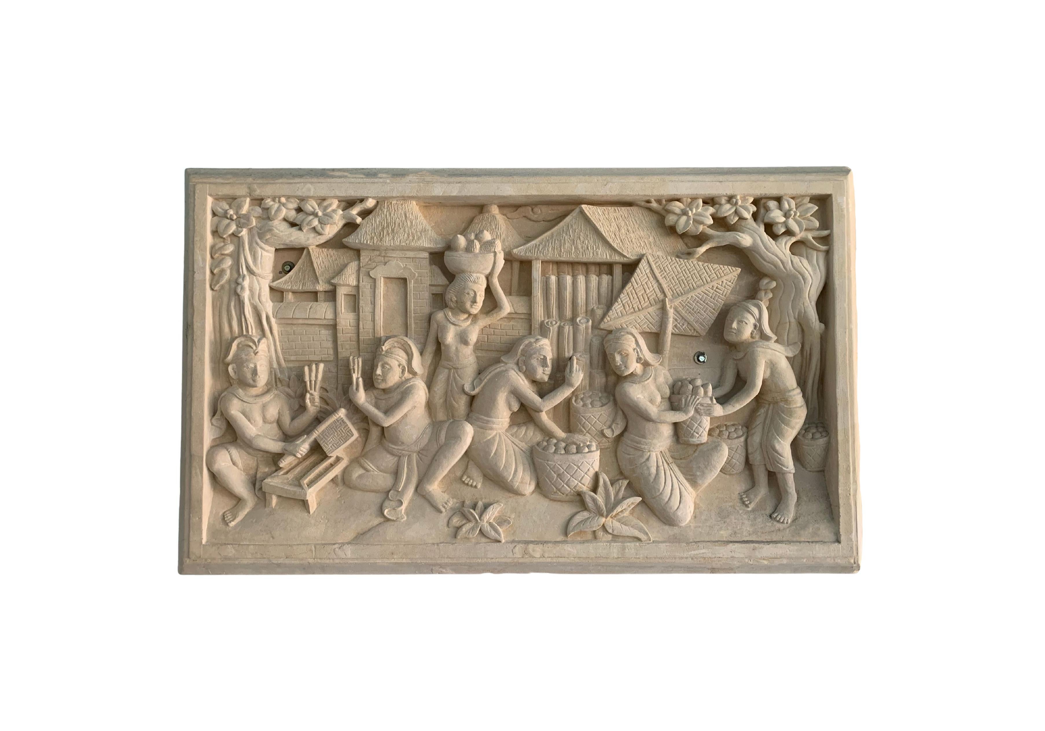 Hand-Carved Sandstone Carving from Bali For Sale at 1stDibs | word ...