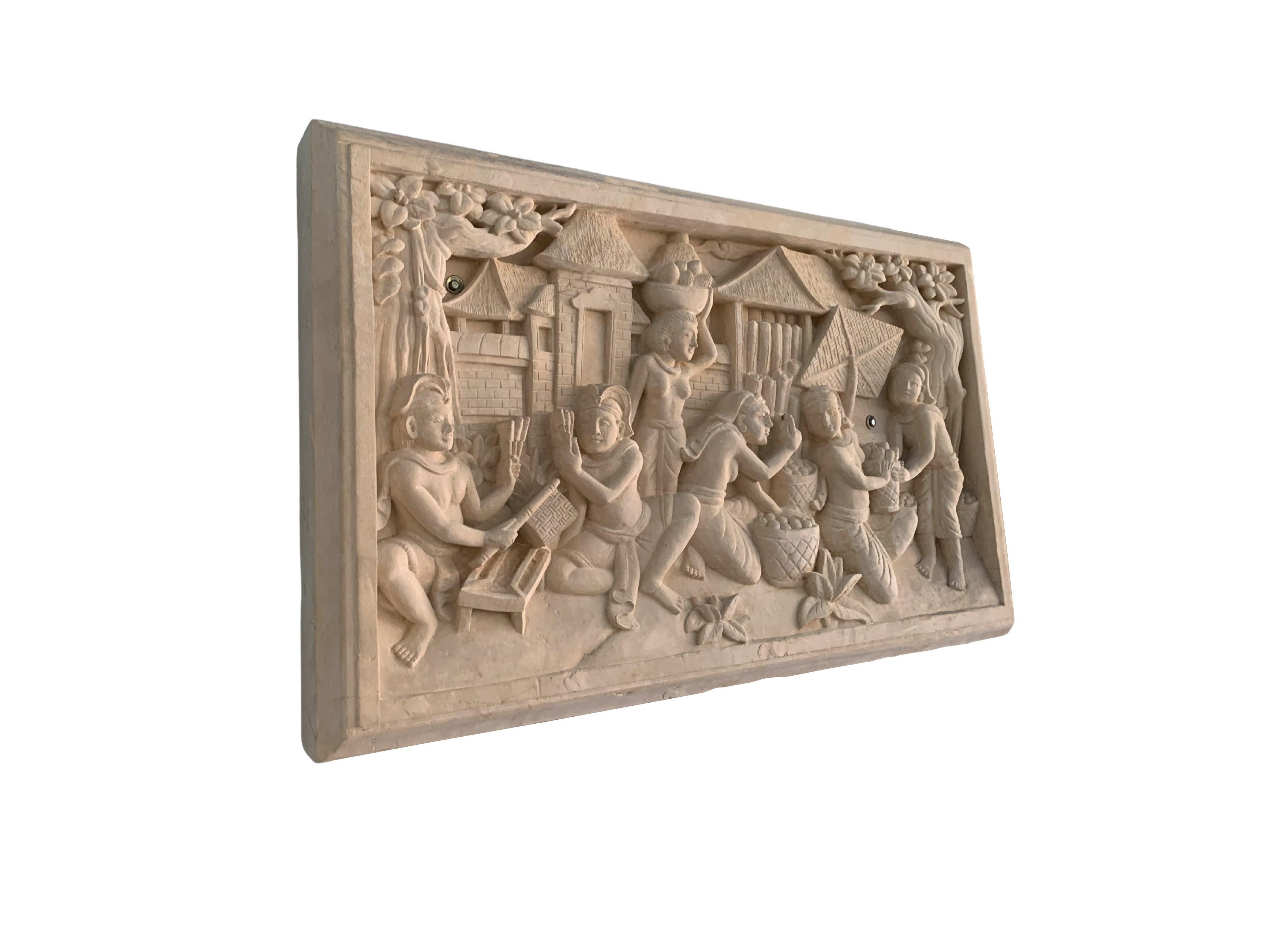 Hand-Carved Sandstone Carving from Bali For Sale at 1stDibs | word ...