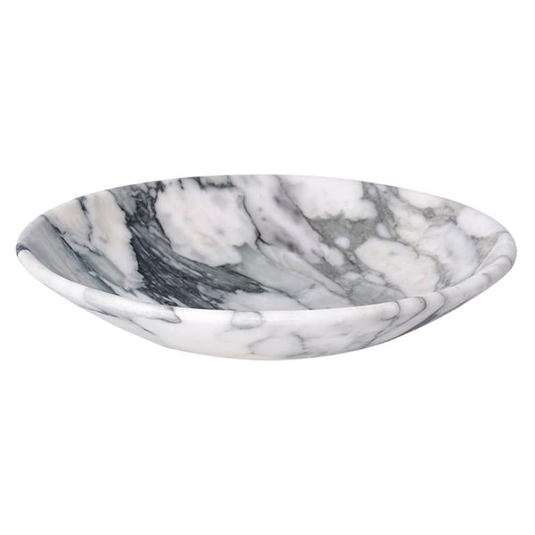 White marble carved small Bowl For Sale at 1stDibs