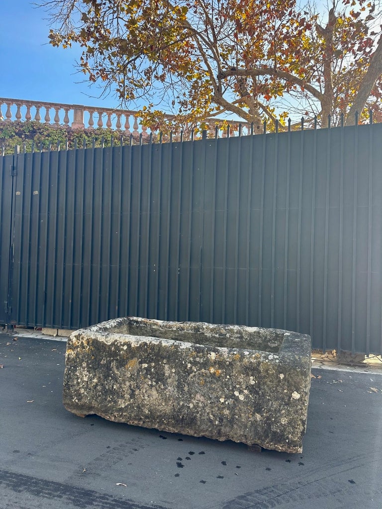 Hand Carved Stone Container Fountain Basin Tub Planter Firepit Trough ...