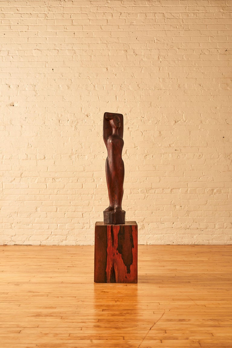 Hand Carved Torso Sculpture For Sale at 1stDibs