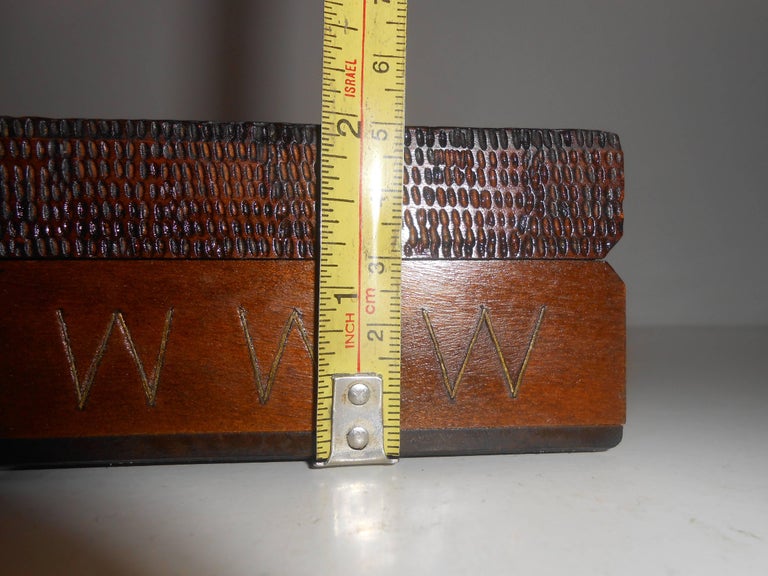 Hand Carved Volk Art Box with Mermaid and Brass Intarsia, Warsaw For ...