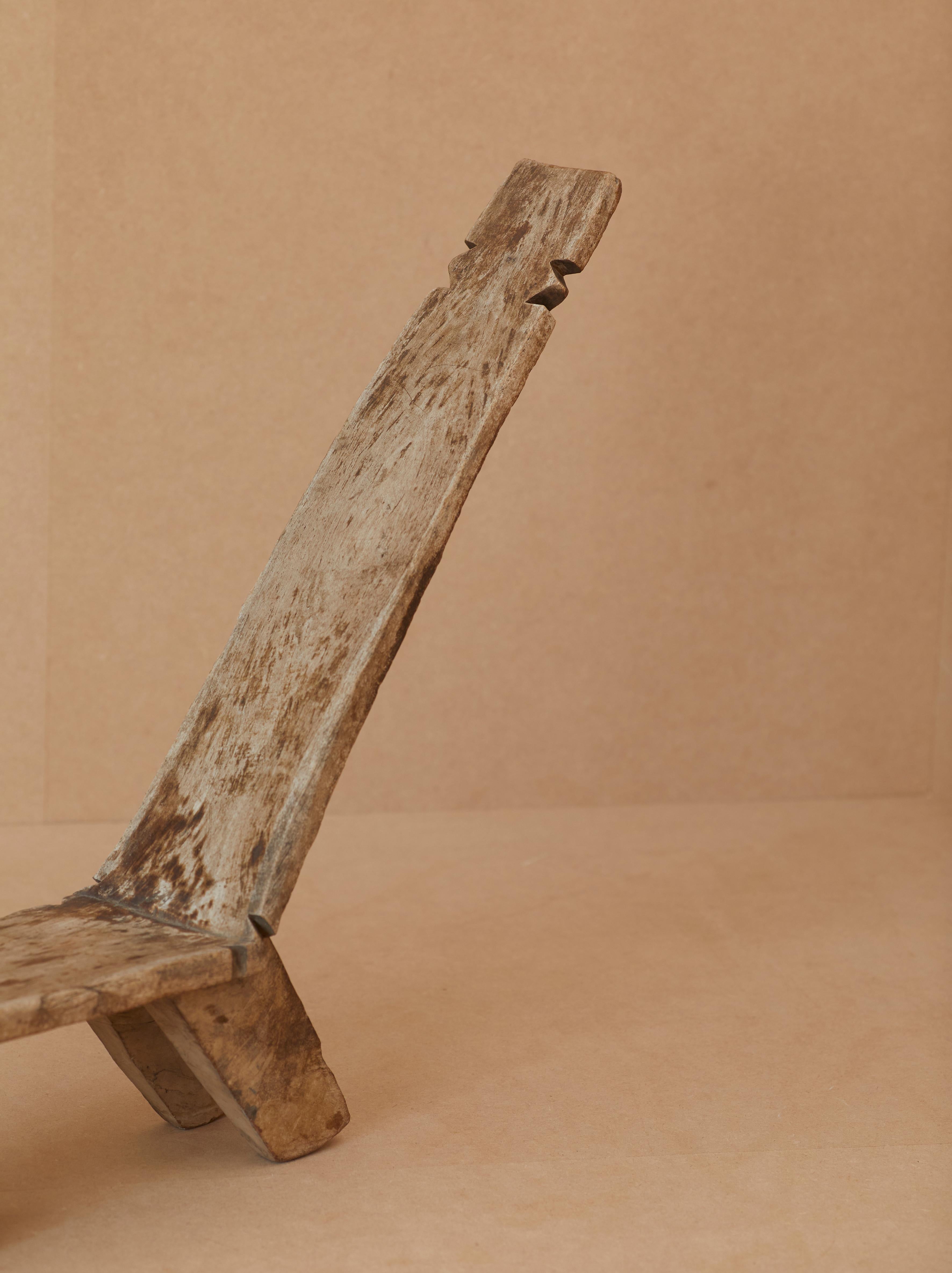 Hand Carved West African Lobi Tribe Stargazing Chair C. 1940-1950 in ...