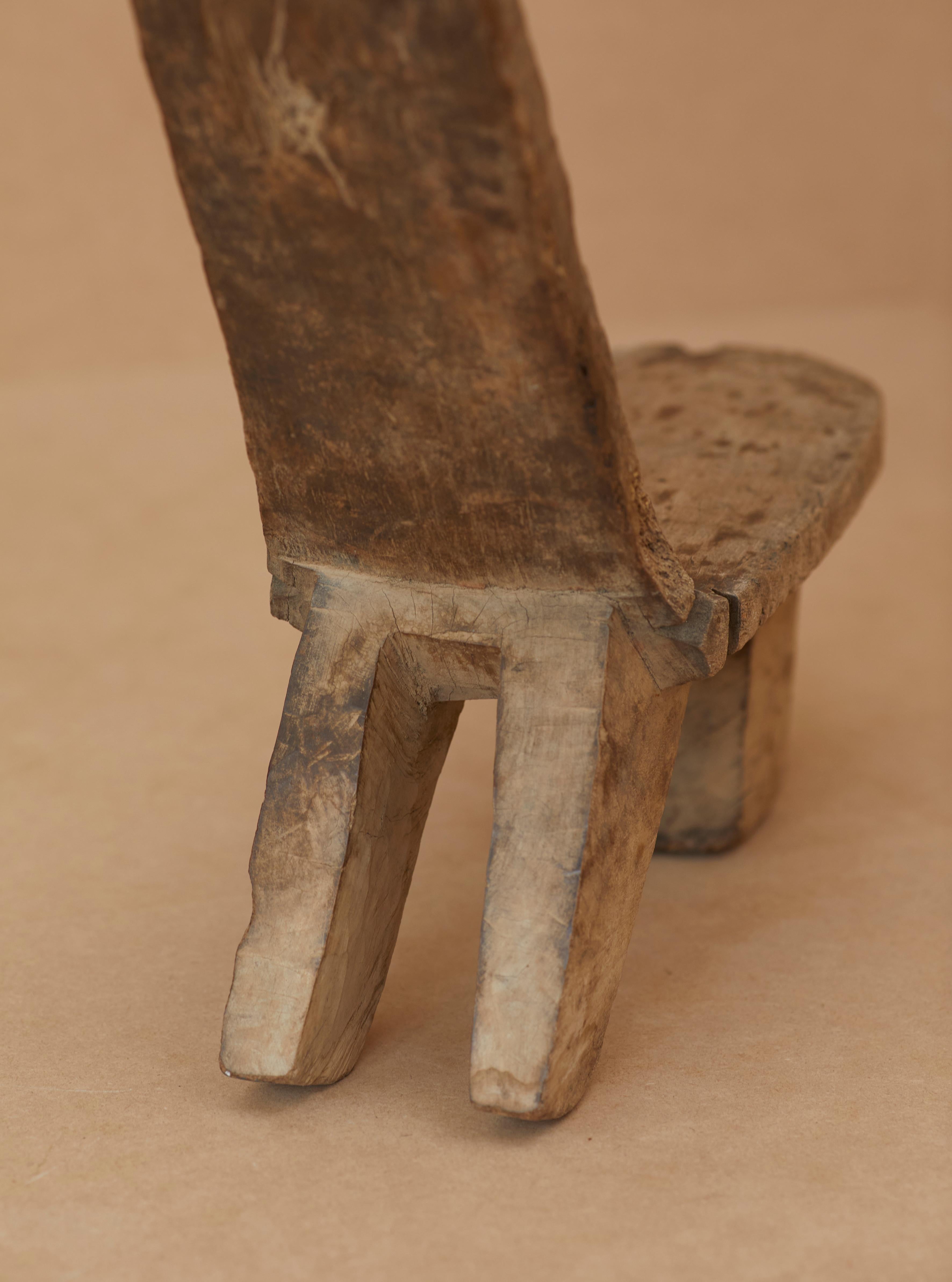 Hand Carved West African Lobi Tribe Stargazing Chair C. 1940-1950 in ...