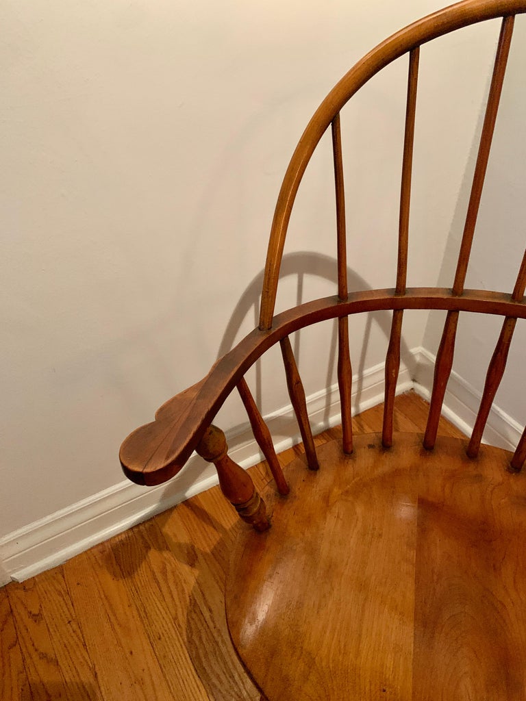 Hand Carved Windsor Chair at 1stDibs