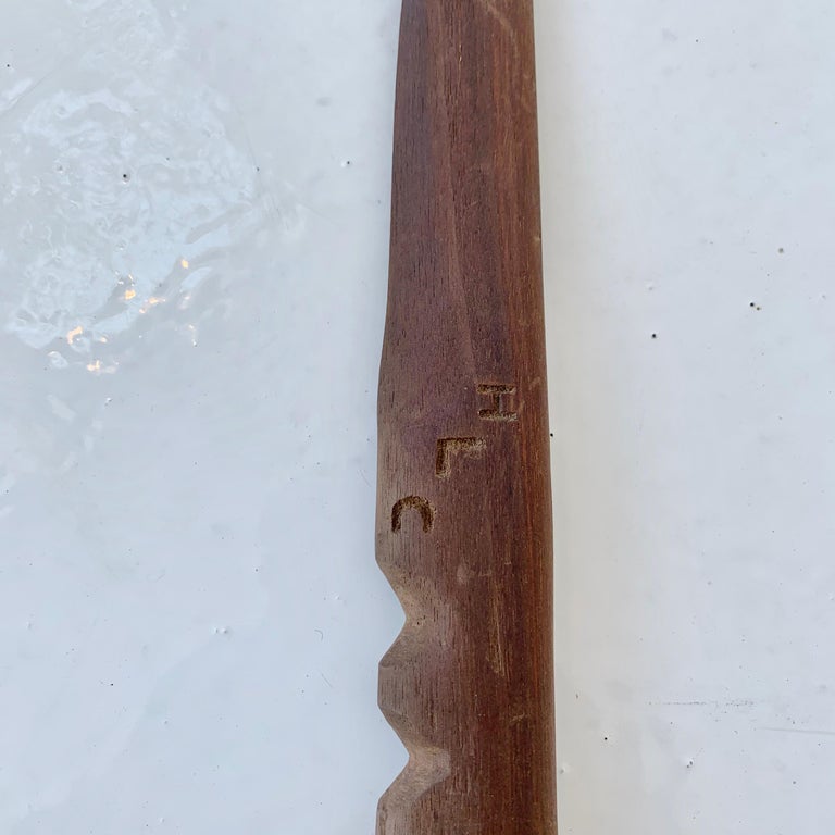 Hand Carved Wood Knife For Sale at 1stDibs | wood carved knife, hand ...
