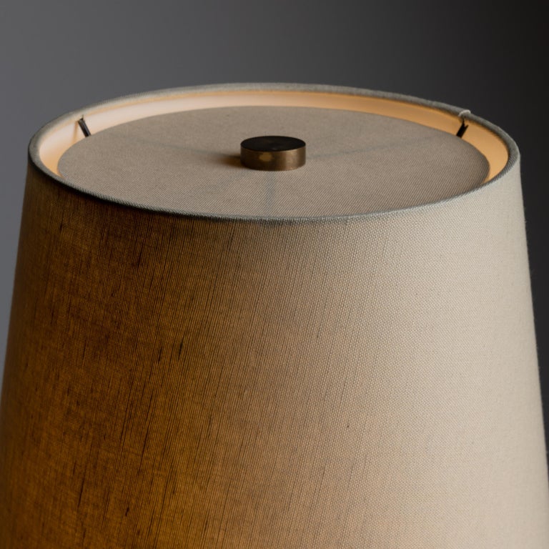 Hand Carved Wooden Table Lamp For Sale at 1stDibs