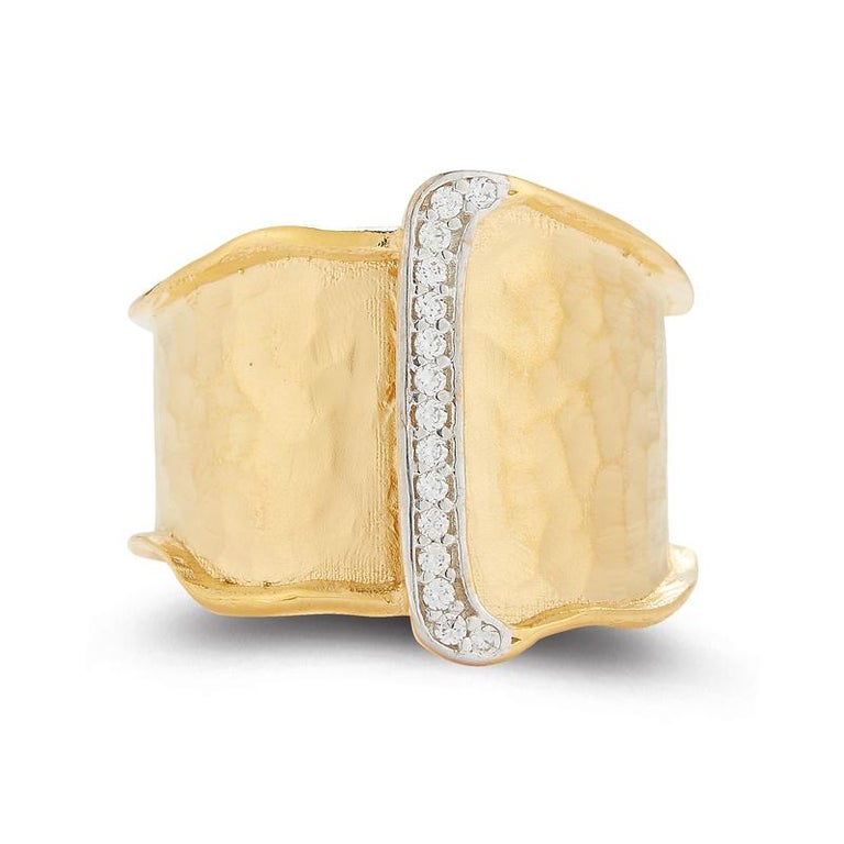 Customizable Hand-Crafted 14 Karat Yellow Gold Cigar Ring For Sale at ...
