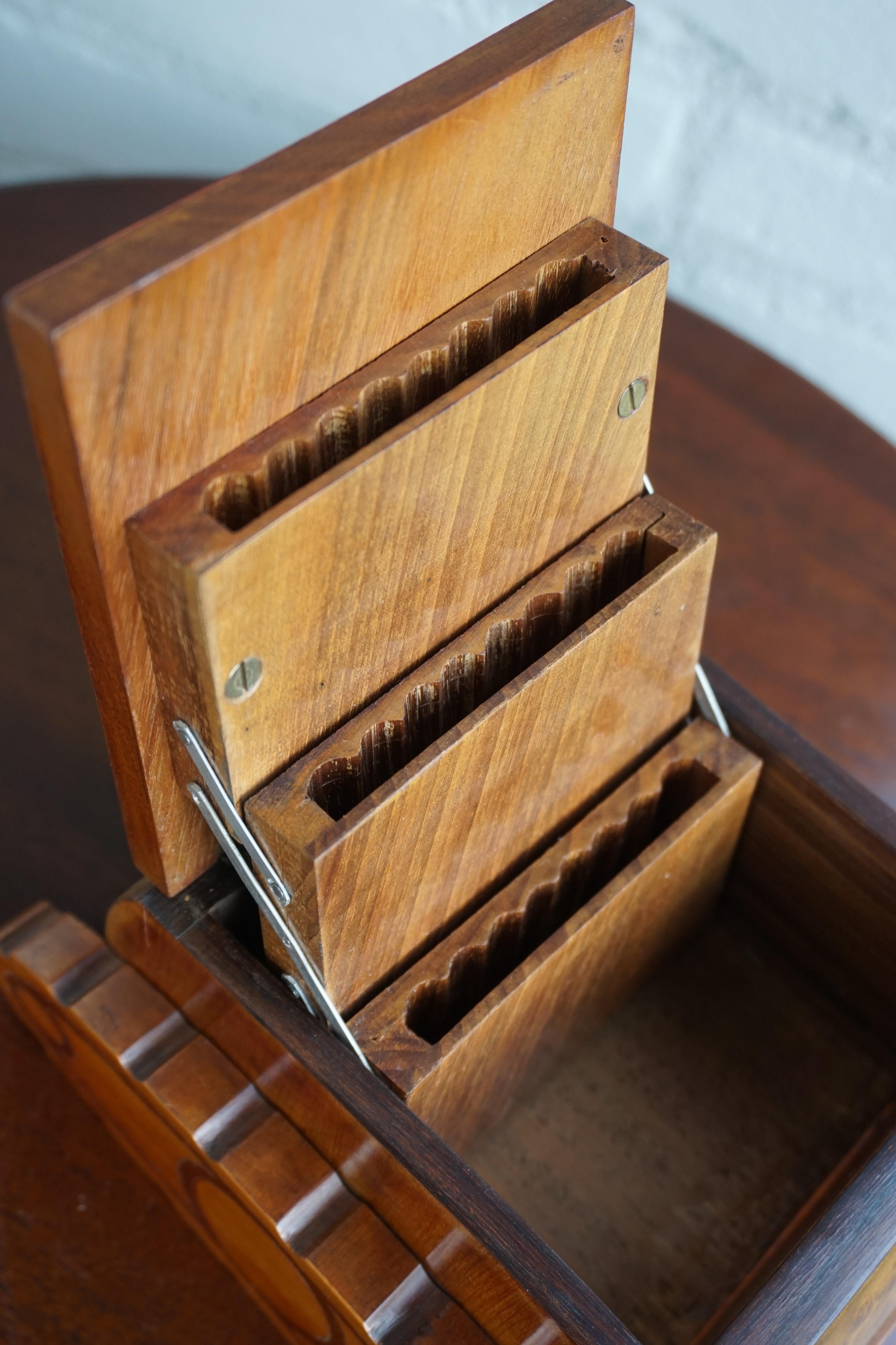 Handcrafted and Inlaid World War II Italian Nutwood Tank Design ...