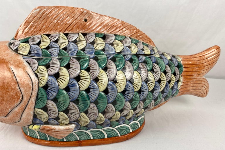 Hand-Crafted Ceramic Fish For Sale at 1stDibs