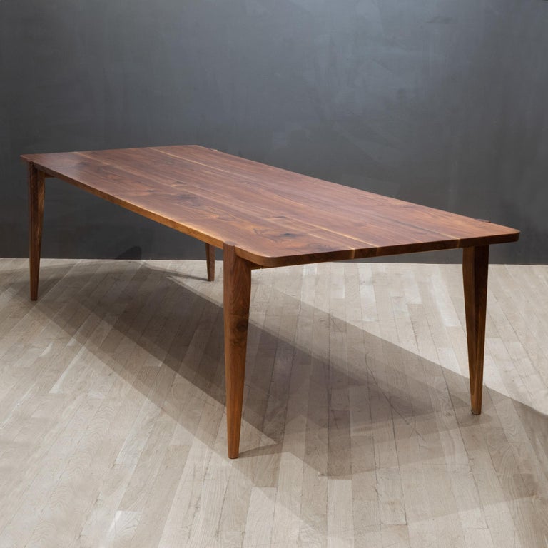 Hand Crafted Eastern Walnut 10 Foot Dining Table-Unused For Sale at 1stDibs
