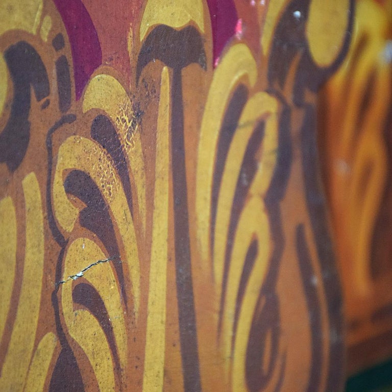 Handcrafted Pair of English Fairground Panels at 1stDibs