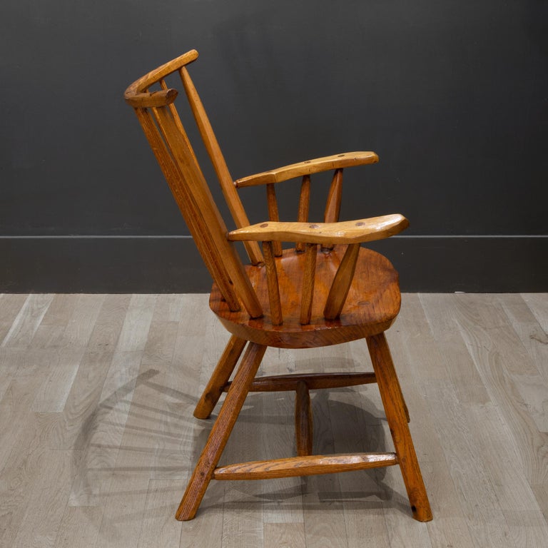 Handcrafted Primitive Stick Armchairs, circa 1930 at 1stDibs