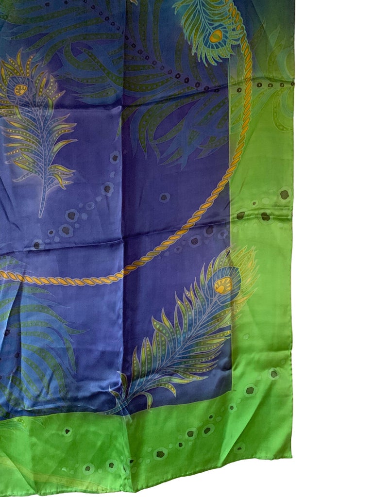 Hand-Crafted Silk Textile with Stunning Detailing For Sale at 1stDibs