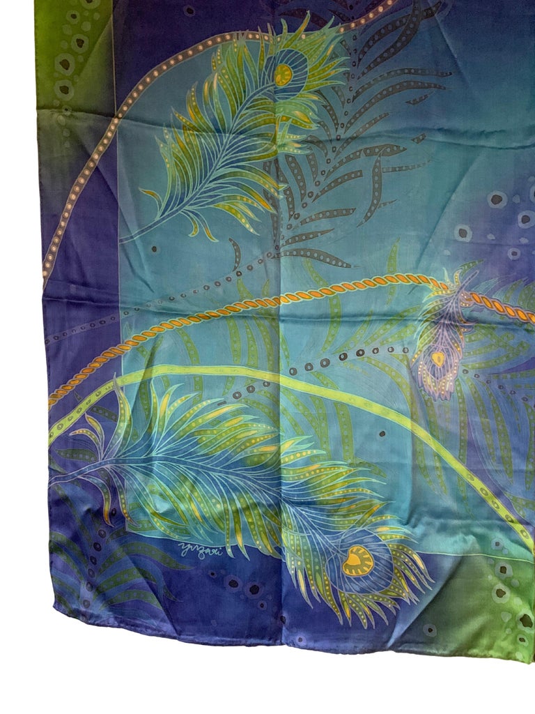 Hand-Crafted Silk Textile with Stunning Detailing For Sale at 1stDibs