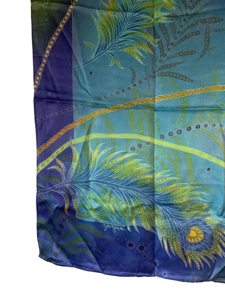 Hand-Crafted Silk Textile with Stunning Detailing For Sale at 1stDibs